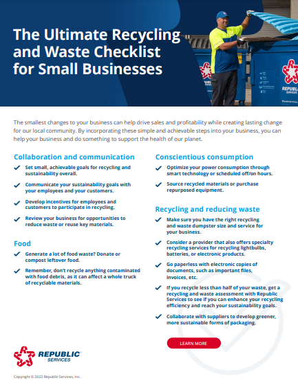 The Ultimate Recycling and Waste Checklist for Small Businesses